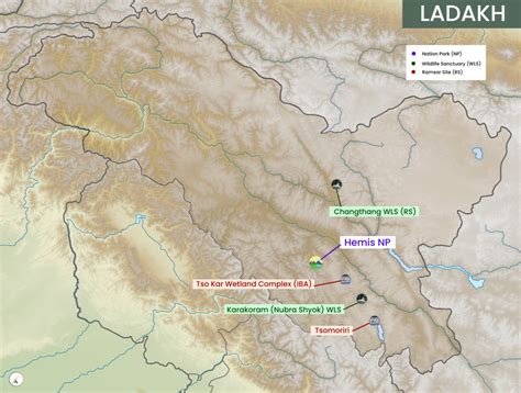 Ladakh Map Upsc