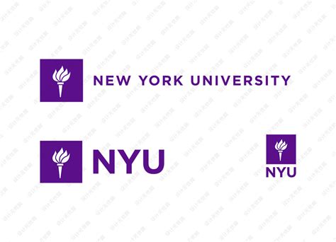 纽约大学校徽logo矢量标志素材 设计无忧网