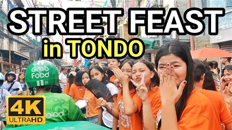 THE STREET FEAST In TONDO Walking Action Feast In TONDO RESIDENCE
