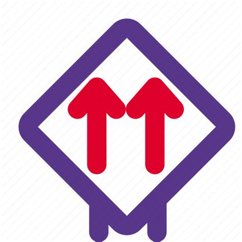 Pictogram Traffic One Way Sign Direction Icon Download On Iconfinder