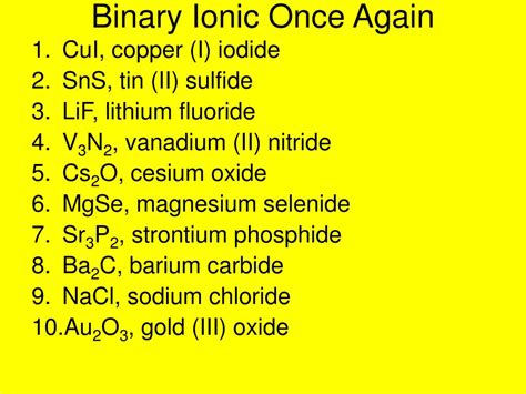 Ppt Ternary Ionic Compounds Powerpoint Presentation Free Download Id 4566639