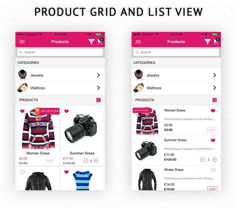 WooCommerce Ionic Mobile Application MStore