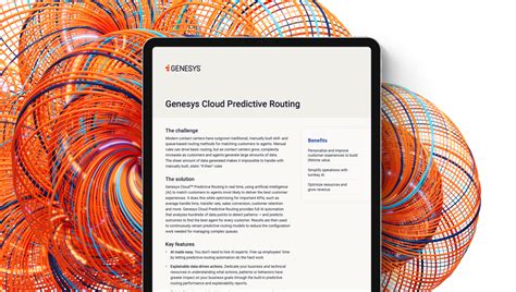 Create Personalised Experiences With Genesys Predictive Engagement Create Personalised Experiences With Genesys Predictive Engagement