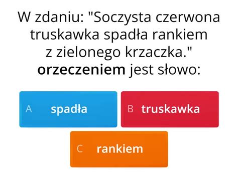 Wykres Zdania Pojedynczego Test