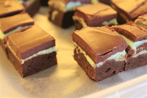 Mint Chocolate Grasshopper Squares Cathy Barrow