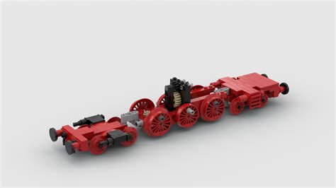 Lego Moc Br78 8w Dampflok Fahrwerk Mod By Dynabrixx Rebrickable