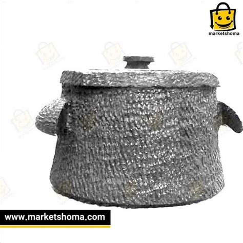 خرید و قیمت دیگ سنگی دیزی طرح تیشه ای 6نفره هدیه زعفران ساب از غرفه