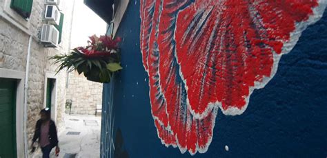 Slobodna Dalmacija Mural splitske heroine Palmine Piplović dobio je