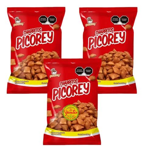 3 Bolsas Botana Charritos Pico Rey De 280g Cu Yucatán Envío Gratis