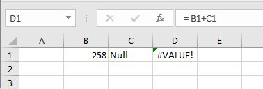 Ways To Fix VALUE Error In Excel 2016