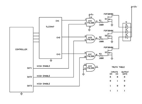 Controlling A 7 Amp Led Strip With A Tlc5947 General Guidance Arduino Forum