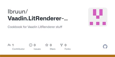 github lbruun vaadin litrenderer examples cookbook for vaadin litrenderer stuff