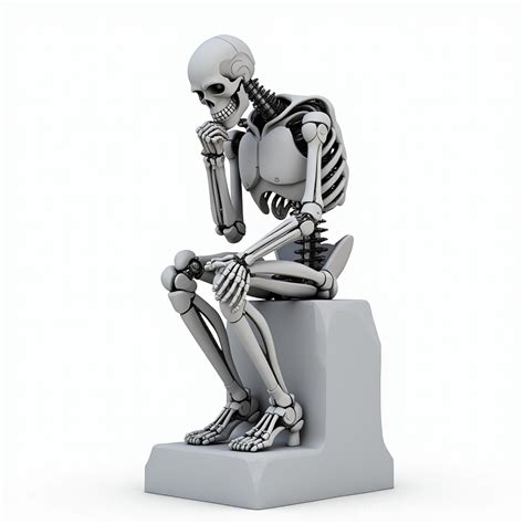 Robotic Skeleton Inspired By Terminator Stable Diffusion Online