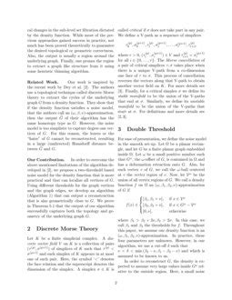 Threshold Based Graph Reconstruction Using Discrete Morse Theory Deepai