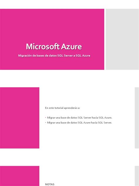 Migrar Bases De Datos Sql Azure Pdf