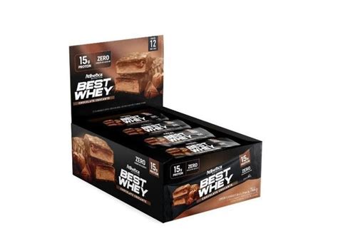 Best Whey Bar 15g Protein Caixa C 12un De 62g Atlhetica Nutrition Em