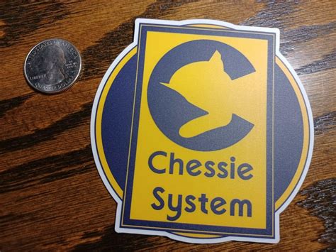 Chessie System Railroad Laminated Die Cut Vinyl Sticker 3935351623