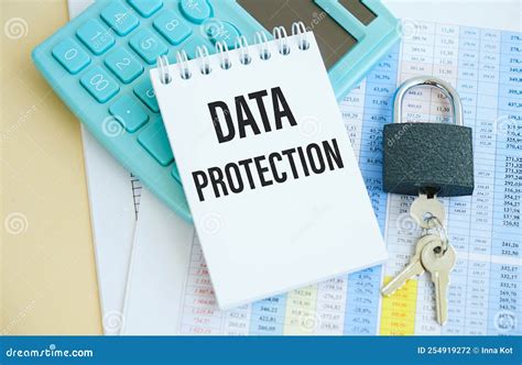 Text Showing Inspiration Data Protection Internet Concept Protect Ip Addresses And Personal