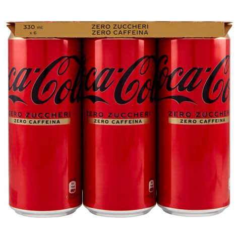 Coca Cola Zero Senza Caffeina 6 X 33 Cl Carrefour