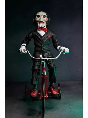 Billy The Puppet Con Triciclo Saw Neca Figura De 12 Pulgadas En Venta