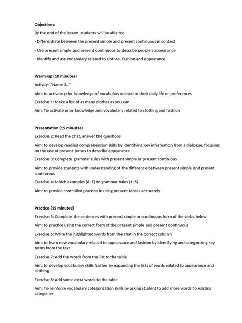 Lesson Outline Pdf