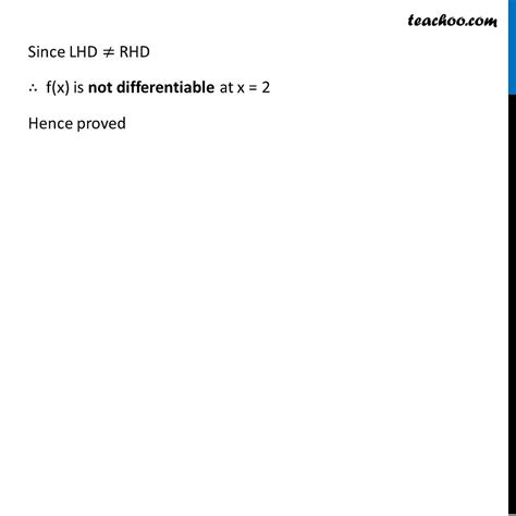 Ex 52 10 Prove That Greatest Integer Function Fx X