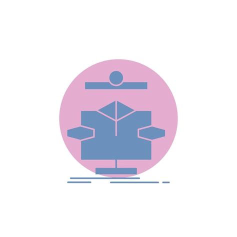 algorithm chart data diagram flow glyph icon 12938341 vector art