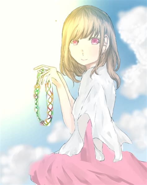 イラスト「光の中で」