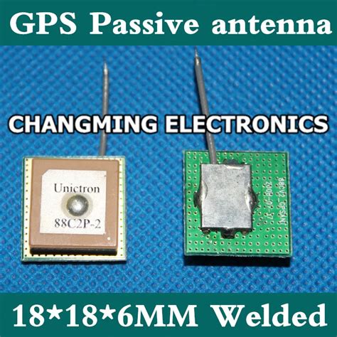 Gps Passive Antenna 18 18 6mm Welded With The Base Plate Gps Antenna Passive Ceramic Sheets