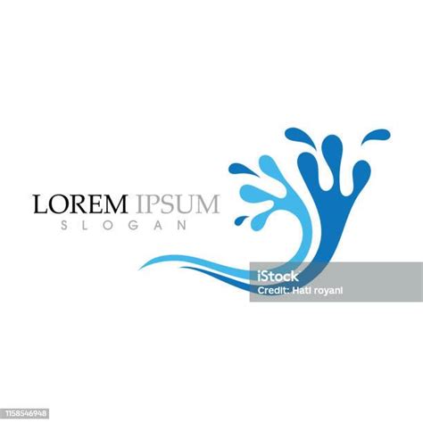 飛濺水標誌範本向量插圖向量圖形及更多不動產圖片 不動產 商務 商標 Istock