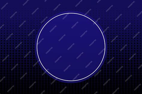 Premium Vector Abstract Circle Frame On Dotted Dark Background