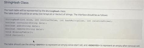 Solved I Need The Stringhash Class Constructor And The