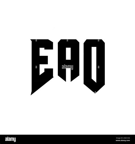 Eao Letter Logo Design For Technology Company Eao Logo Design Black
