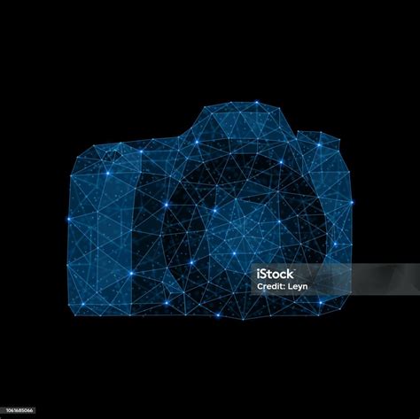 Dslr 사진 카메라 3차원 형태에 대한 스톡 벡터 아트 및 기타 이미지 3차원 형태 개념 검은색 Istock