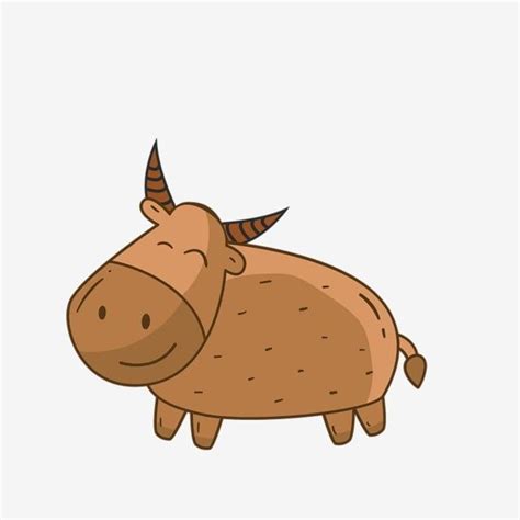 卡通風可愛風卡通牛嬰兒 動物風格 插圖樣式 喜劇風格向量圖案素材免費下載，png，eps和ai素材下載 Pngtree 牛