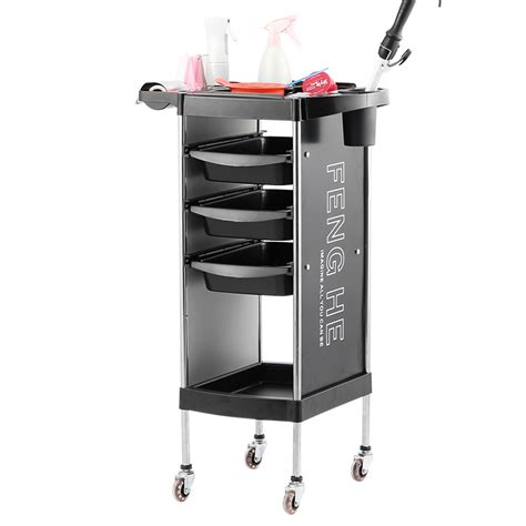 Salon Trolley Rolling Wheels Salon Tray Hair Salon Service Instrument