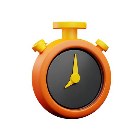 Timer 3d Rendering Icon Illustration 29129058 Png