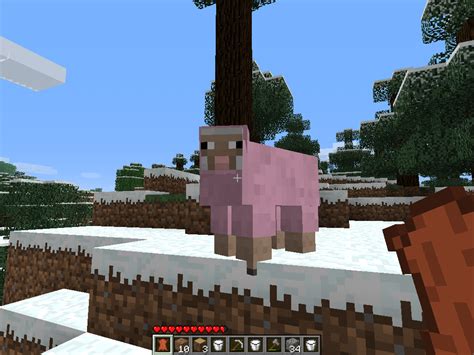 Pink Sheep Minecraft Pe