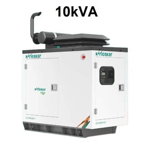 10 Kva Kirloskar Green Silent Diesel Generator At ₹ 265000piece In