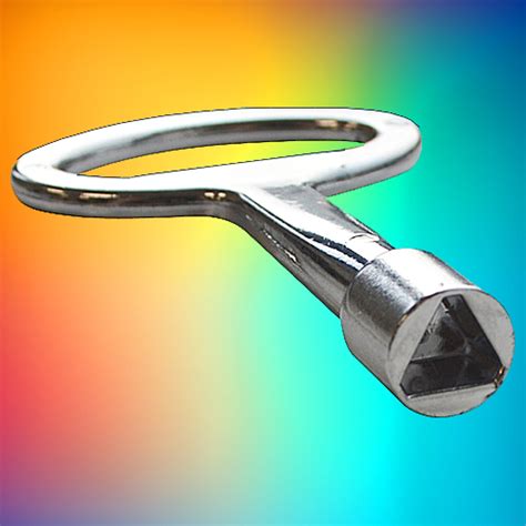8mm Triangular Utility Key Next Day Lockdoctor