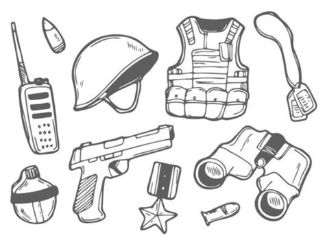 Army Equipment Vector Art Icons And Graphics For Free Download
