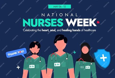 Premium Vector National Nurses Week May 6 To 12 National Nurses Week