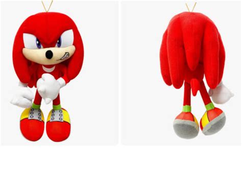 Sonic The Hedgehog Knuckles Grin Plush Toy 10 Official Licensed Great