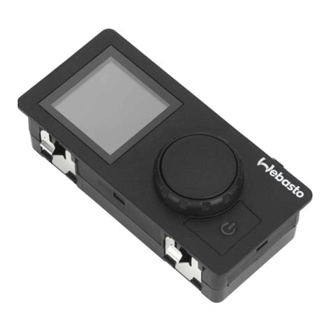 Webasto Unicontrol Installation Instructions Manual Pdf Download
