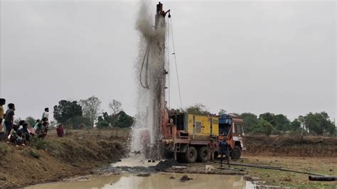 Borewell Drilling From Kodhka 150 Feet Drilling 25hp Water Step