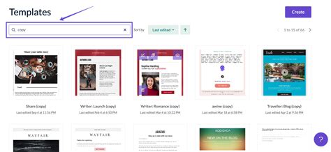 How To Sort And Search For Templates EmailOctopus Knowledge Base
