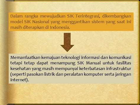 Sistem Informasi Kesehatan Yang Ada Di Kemenkes Sistem