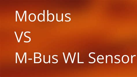 Whats The Difference Between Modbus And M Bus Wireless Sensors Andivi