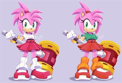 Amy Redesign By Sheylog Rsonicthehedgehog
