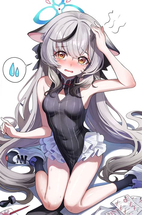 Sak Lemondisk Kokona Blue Archive Blue Archive Cross Laced